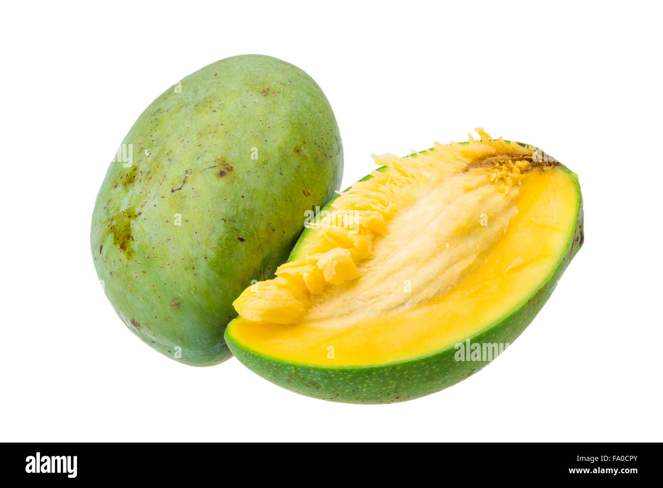 Mango fruit green Stock Photo - Alamy