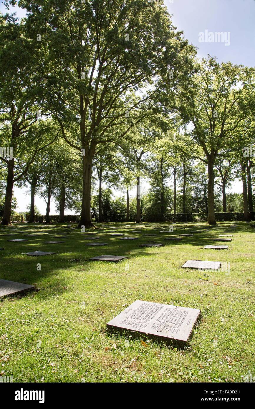 The German Military Cemetery of World War I in Vladslo Belgium Stock ...