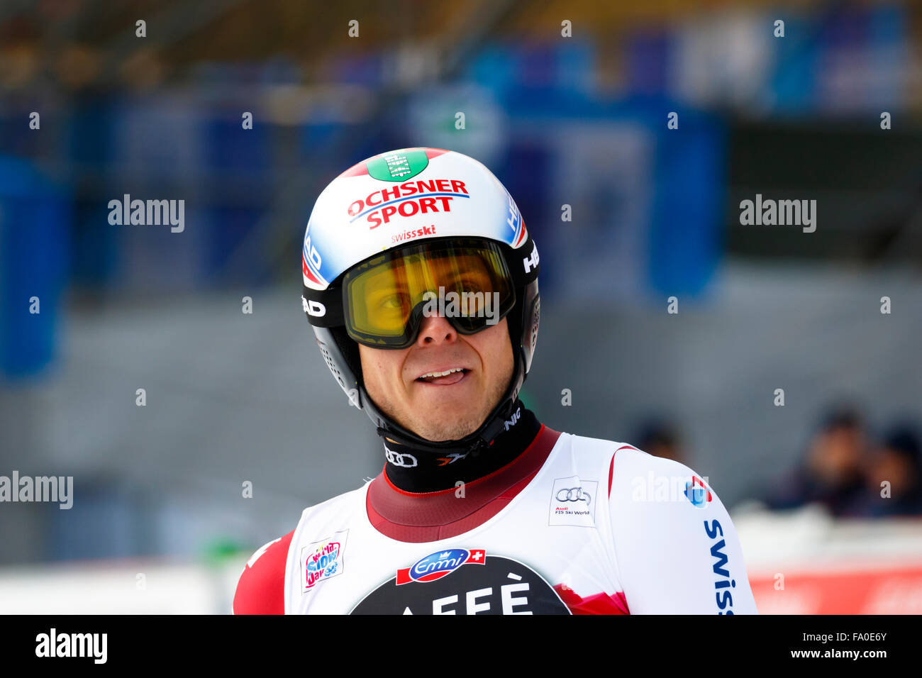 Val Gardena, Italy 18 December 2015. WEBER Ralph (Sui) competing in the ...