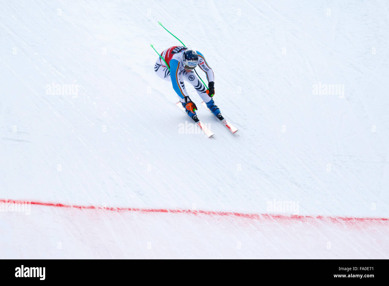 Val Gardena, Italy 18 December 2015. DRESSEN Thomas (Ger) competing in ...
