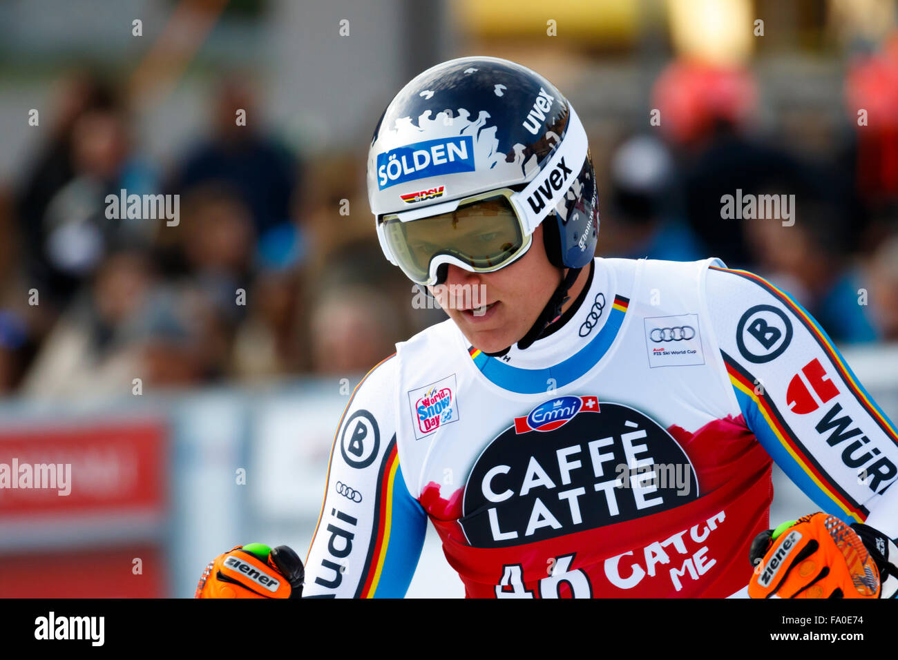 Val Gardena, Italy 18 December 2015. DRESSEN Thomas (Ger) competing in ...