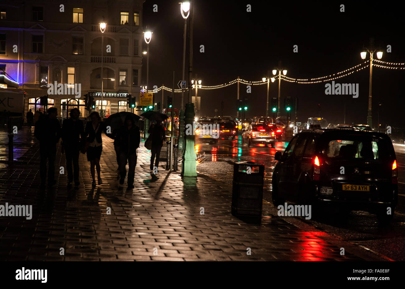 Brighton seafront night hi-res stock photography and images - Alamy