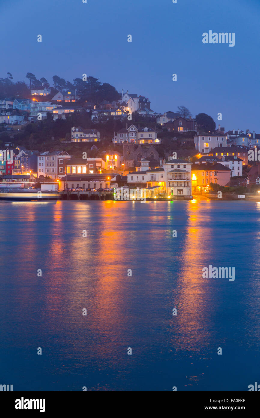 Kingswear; at Night; Devon; UK Stock Photo - Alamy