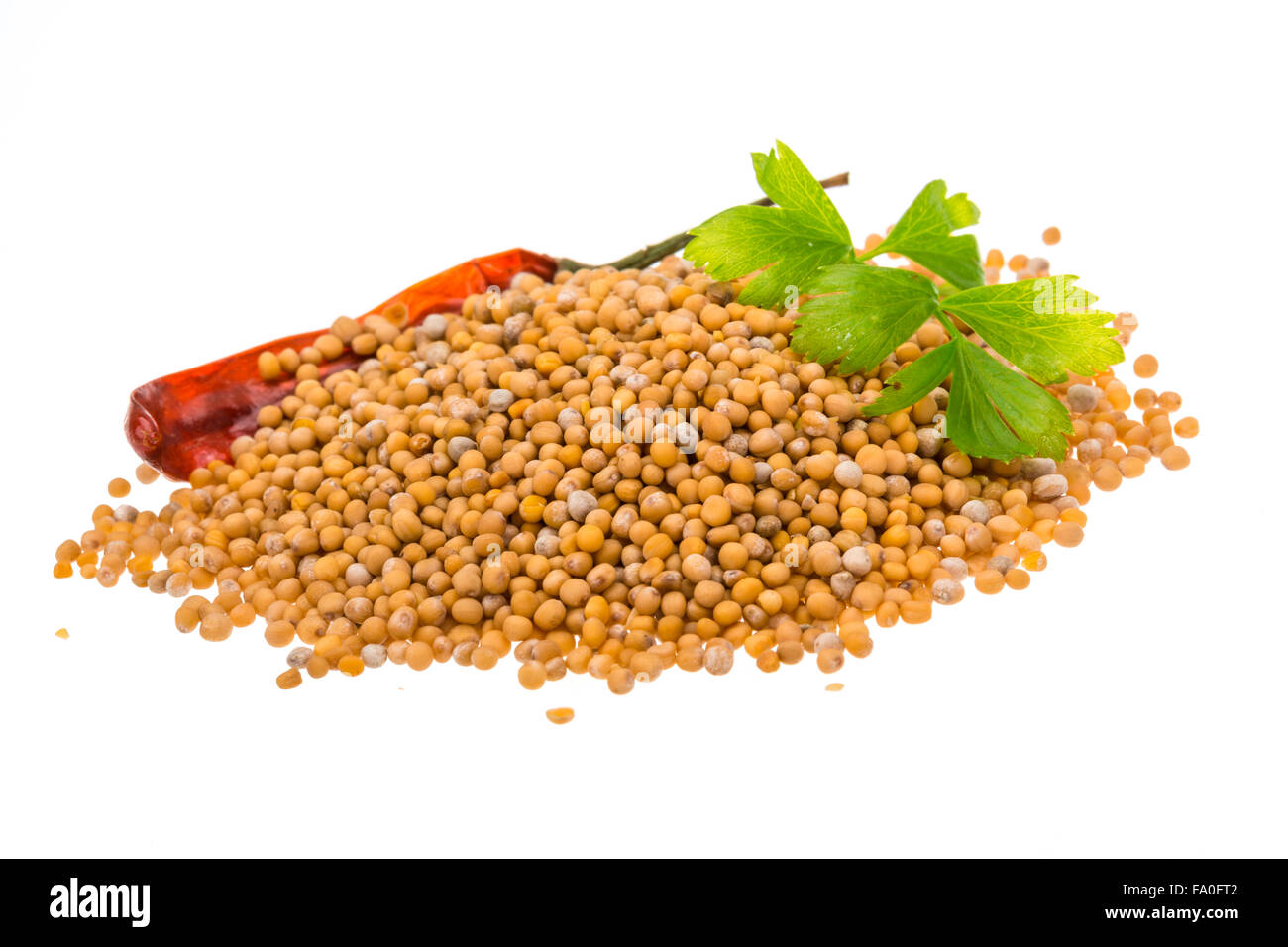 Mustard seeds with pepper Stock Photo - Alamy