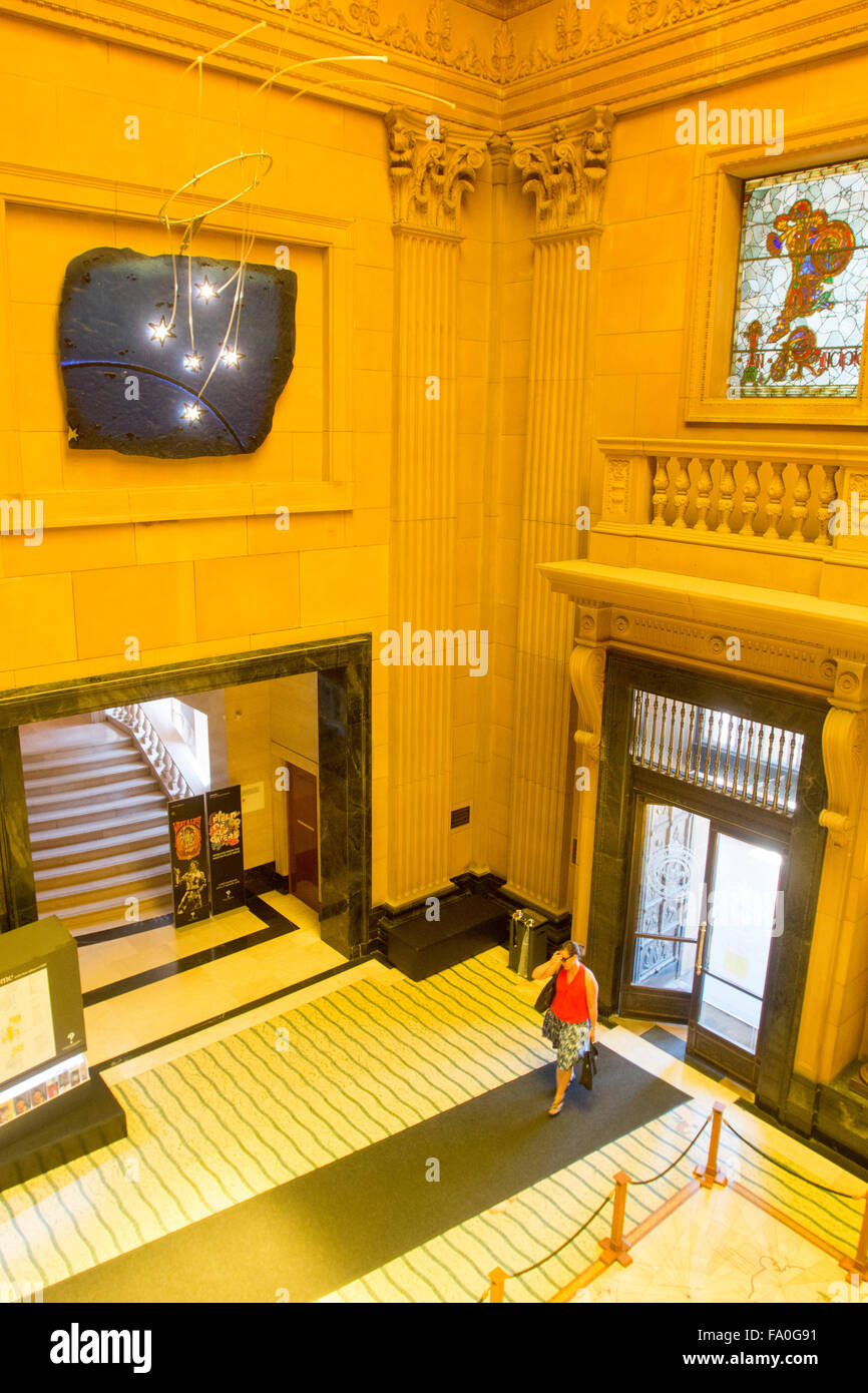 Entrance Hall of The State Library of New South Wales, on Macquarie ...