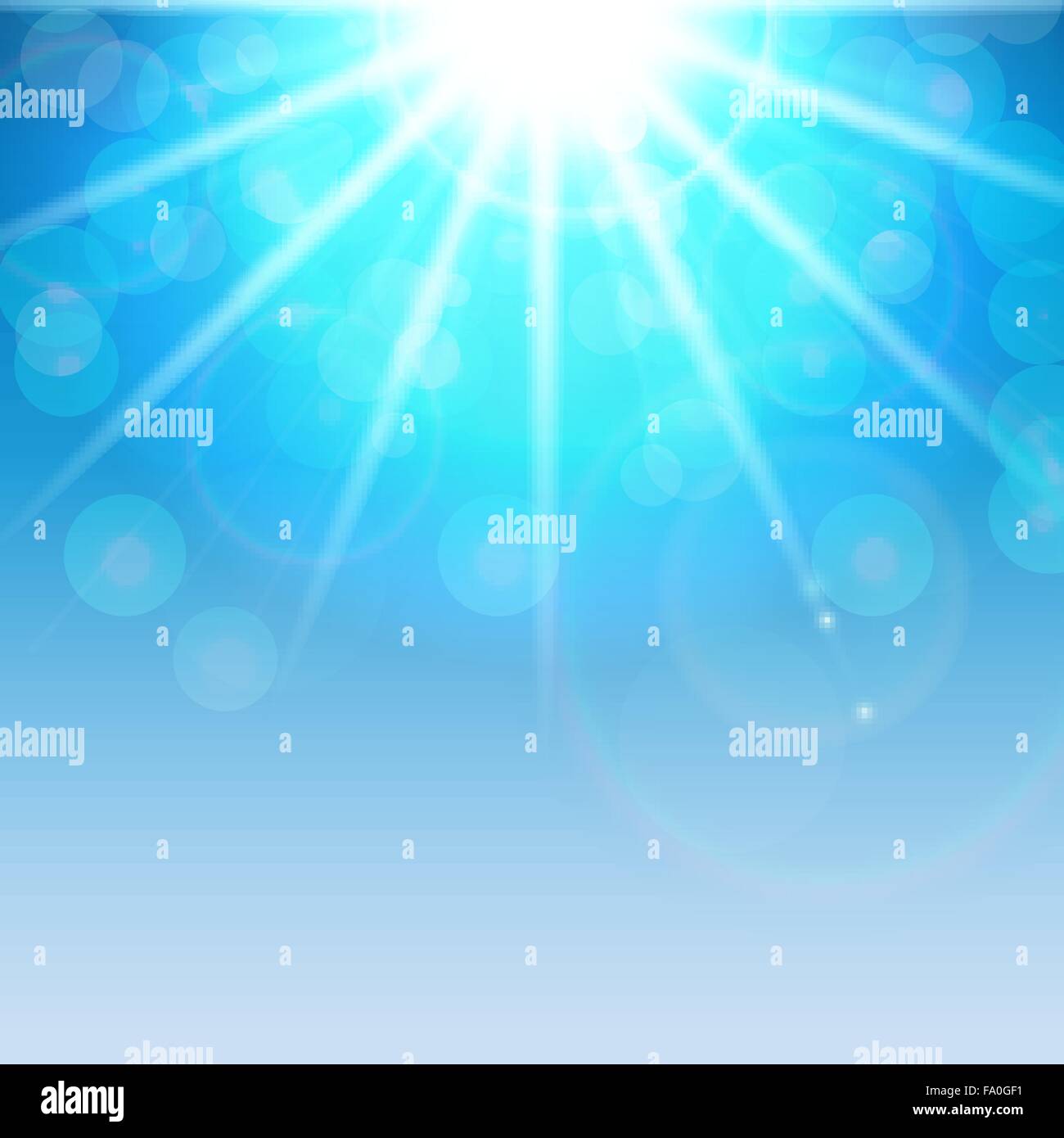 Natural Sunny Background Vector Illustration Stock Vector Image & Art ...