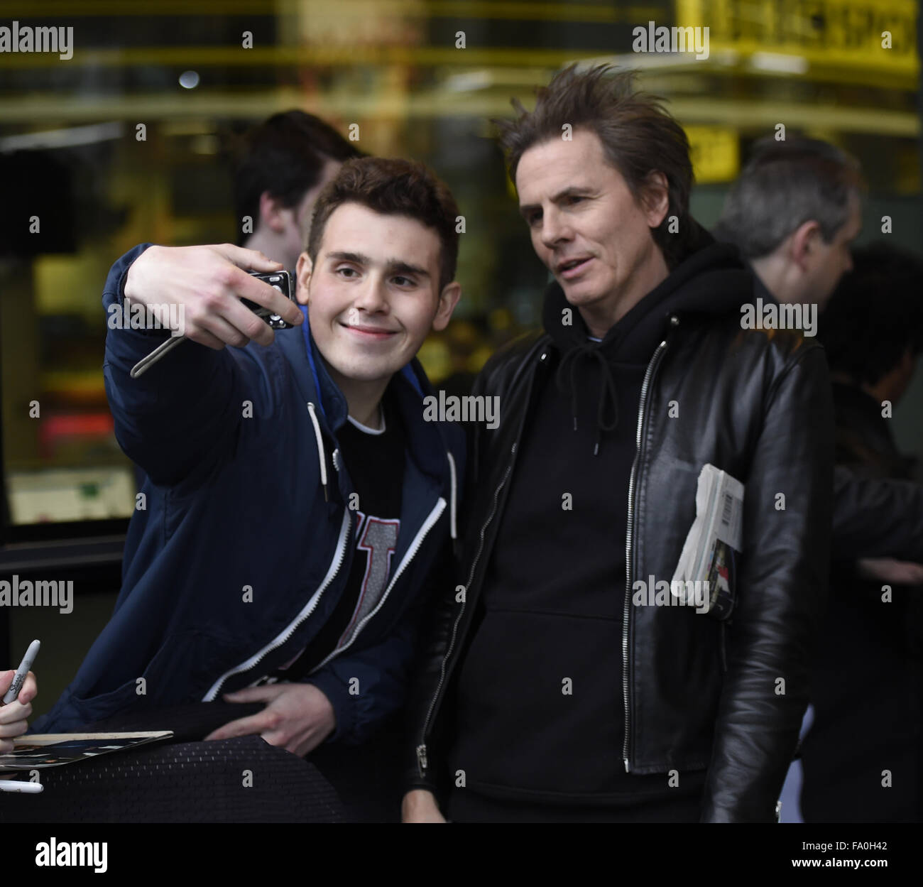 Two band members of Duran Duran Simon Le Bon and John Taylor at the BBC ...