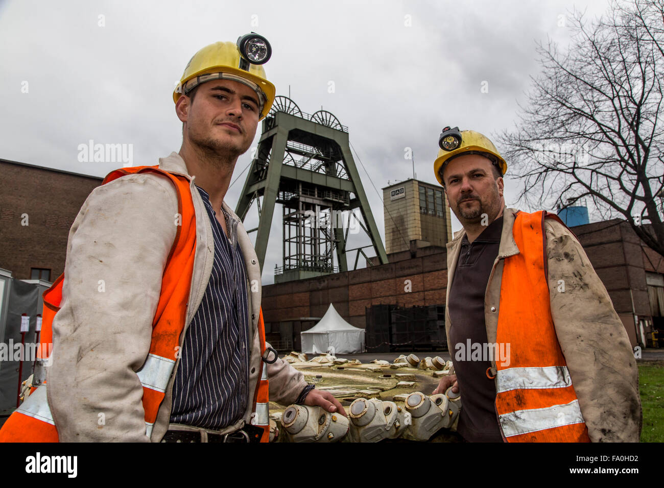 Closure ceremony of coal mine Auguste Victoria in Marl, Germany, after ...