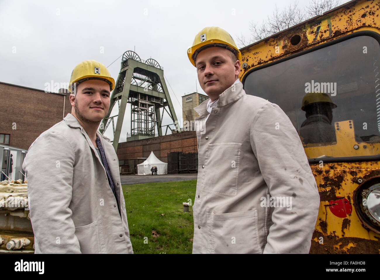 Closure ceremony of coal mine Auguste Victoria in Marl, Germany, after ...