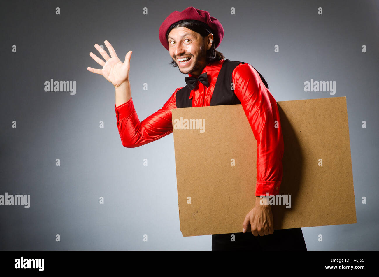 Man artist in art concept Stock Photo - Alamy