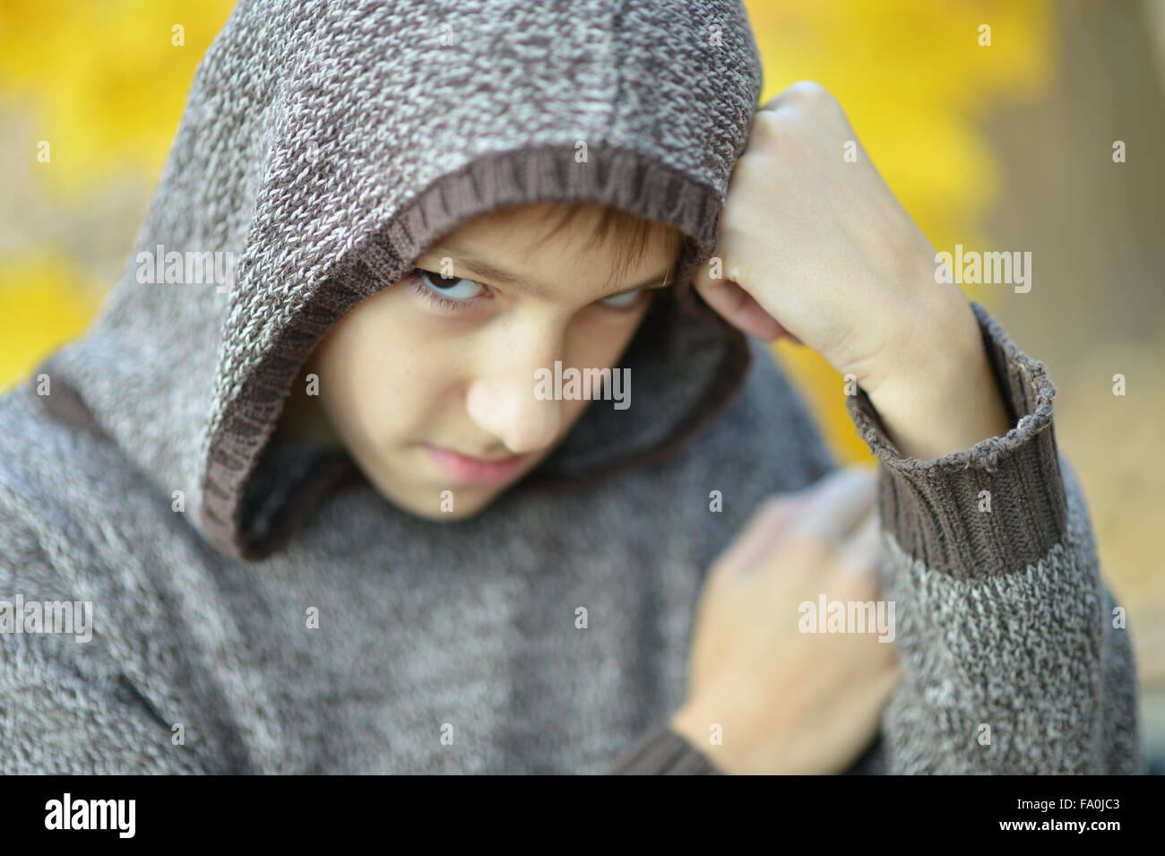 Little sad boy Stock Photo - Alamy
