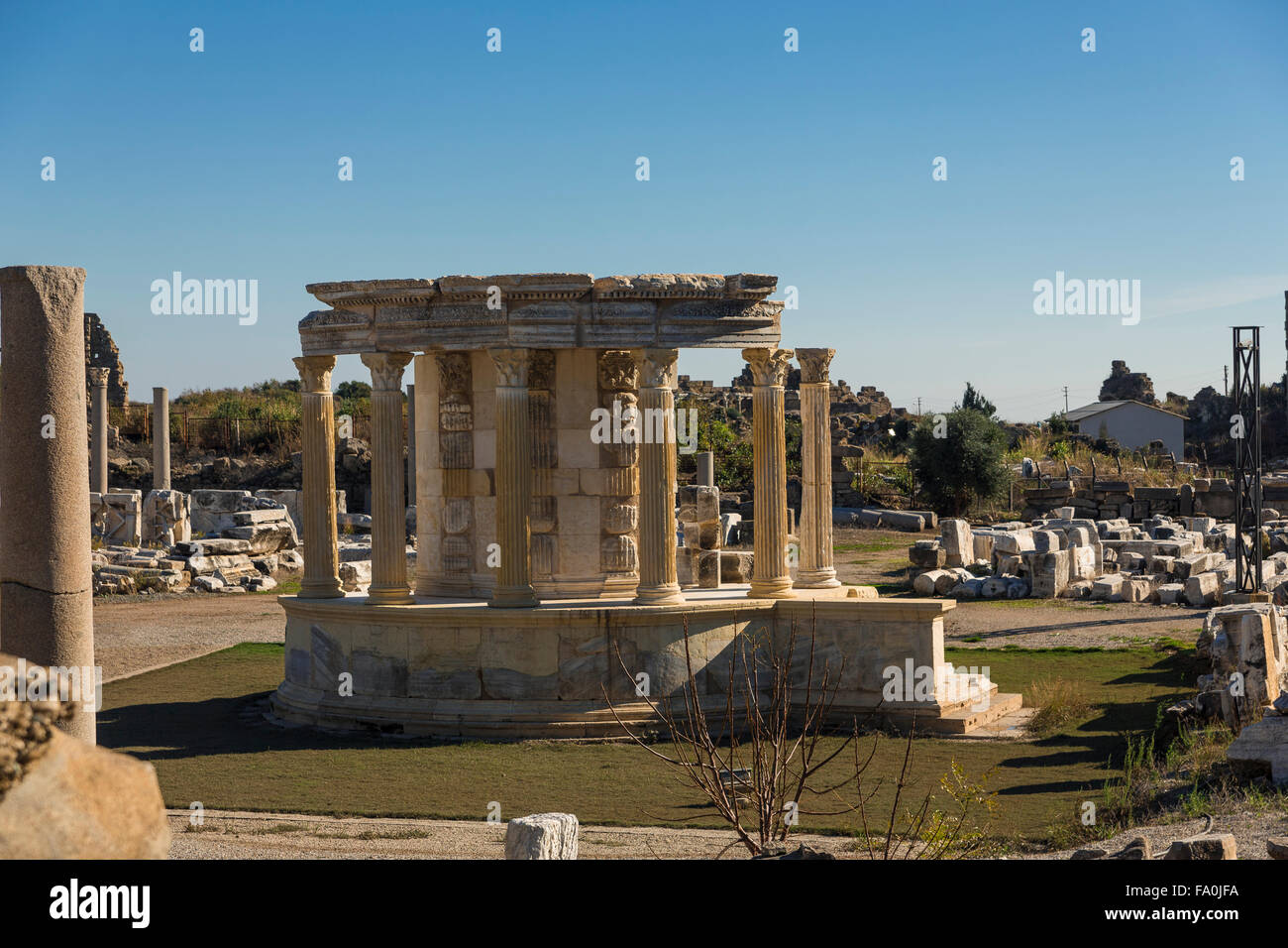 Ruins in Side, Turkey Stock Photo - Alamy