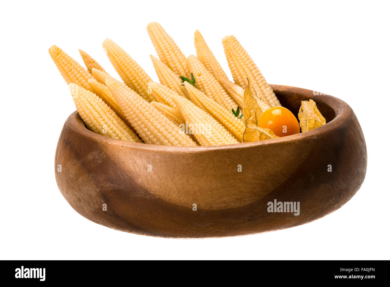 Baby corn isolated Stock Photo - Alamy