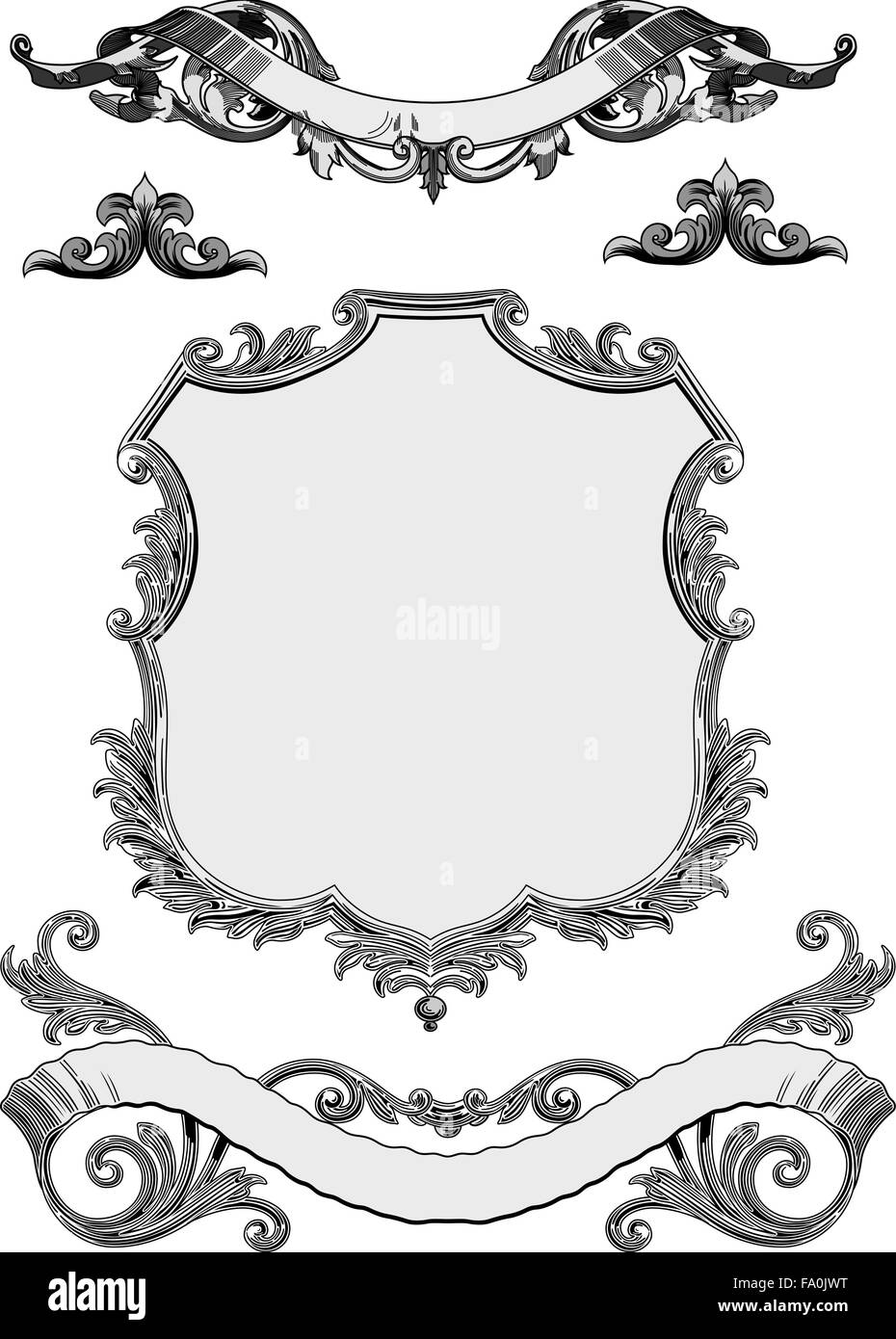 Baroque frames hi-res stock photography and images - Alamy