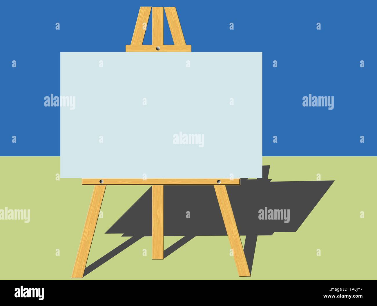 Canvas on wood Stock Vector Images - Alamy