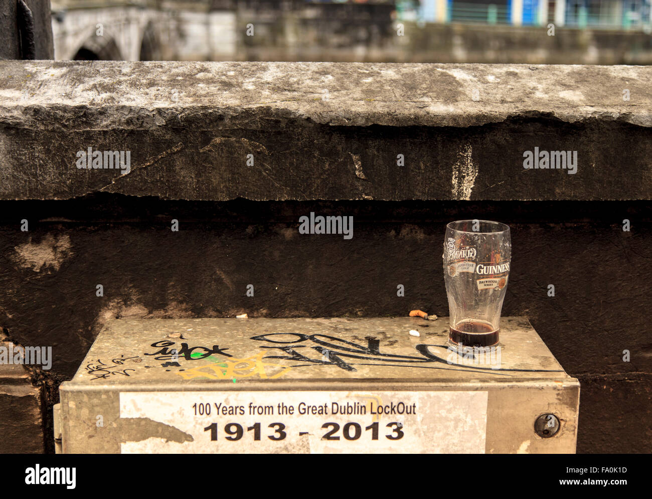 Empty guinness glass hi-res stock photography and images - Alamy