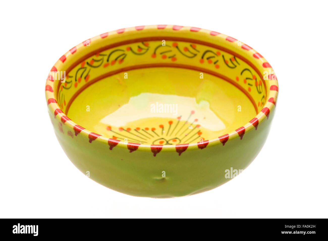 Empty ceramic bowl isolated Stock Photo - Alamy