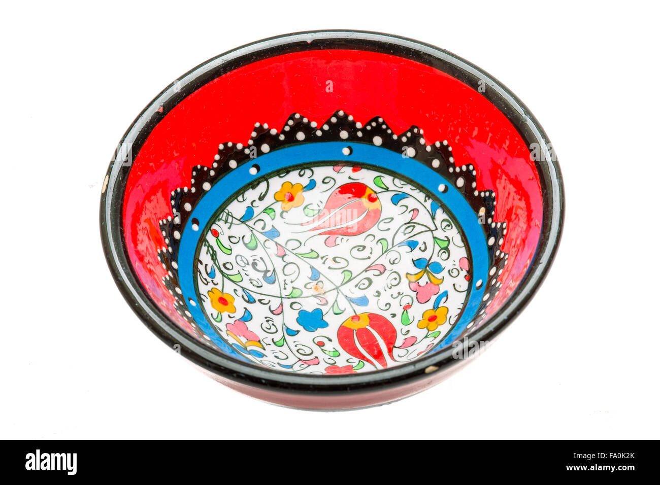 Empty ceramic bowl isolated Stock Photo - Alamy