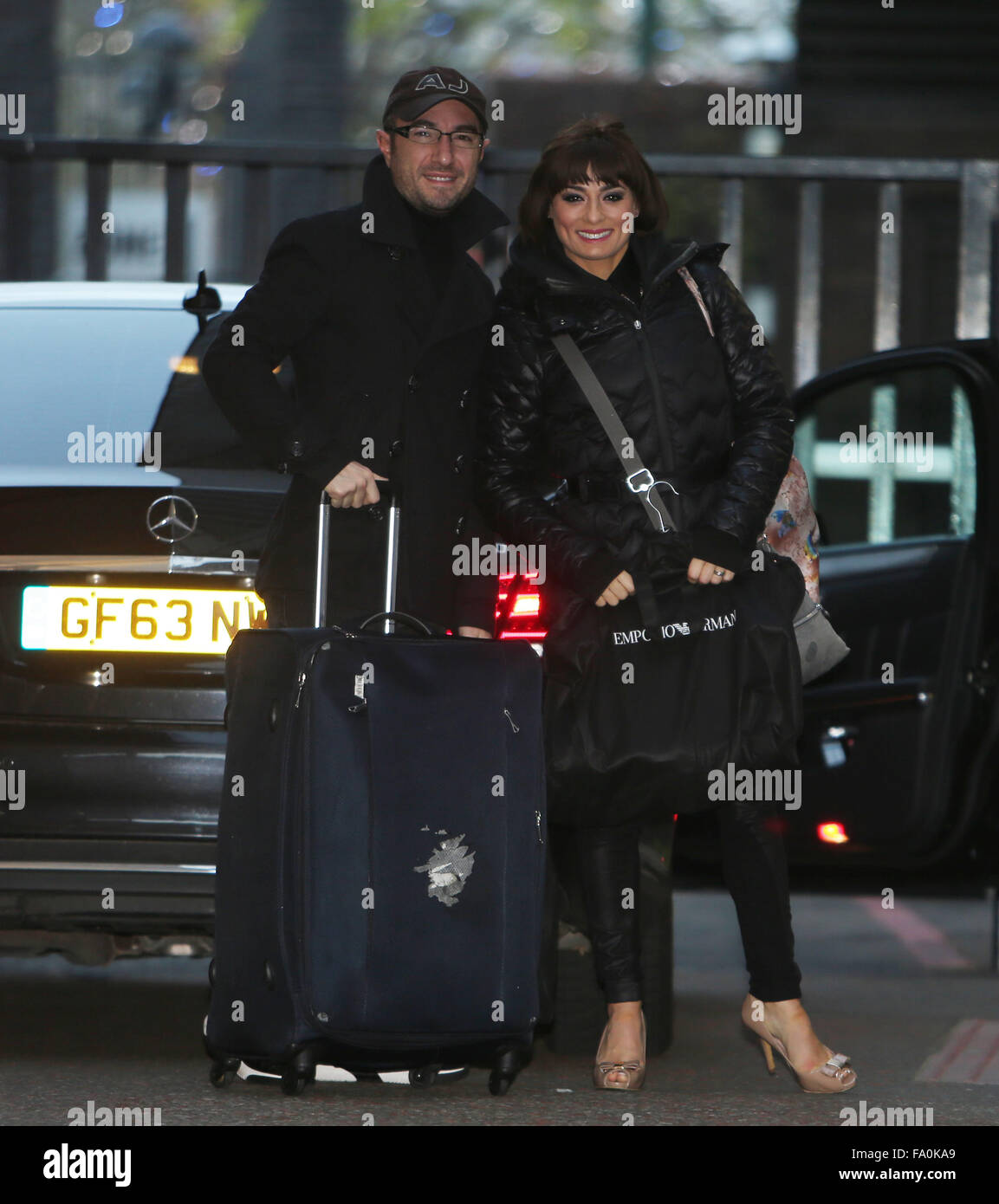 Flavia cacace and vincent simone outside itv studios featuring hi-res ...