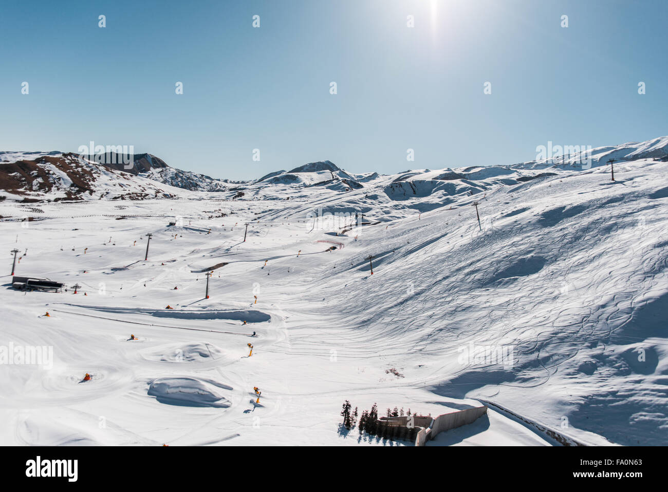 Winter mountains in Gusar region of Azerbaijan Stock Photo - Alamy