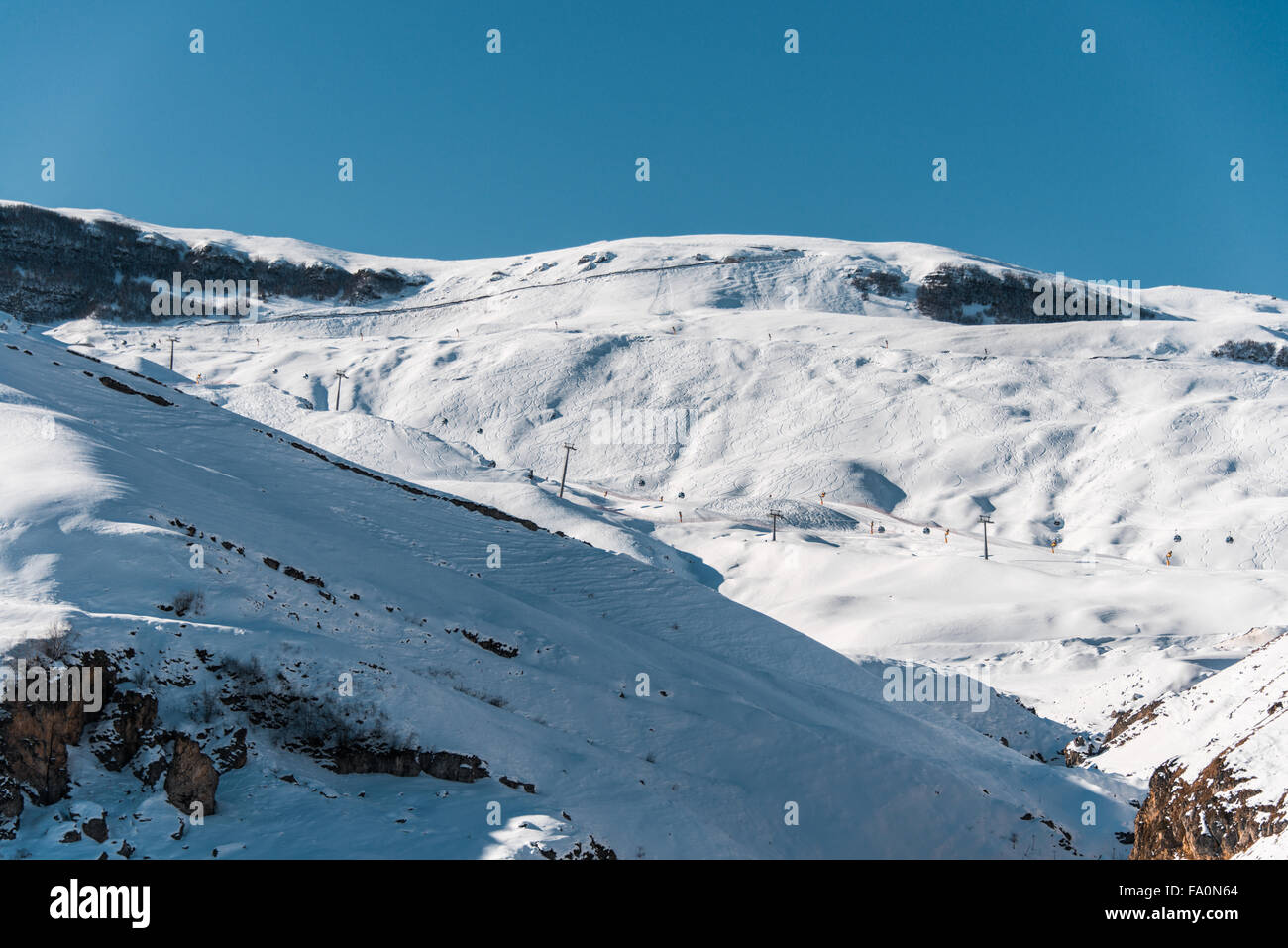 Winter mountains in Gusar region of Azerbaijan Stock Photo - Alamy