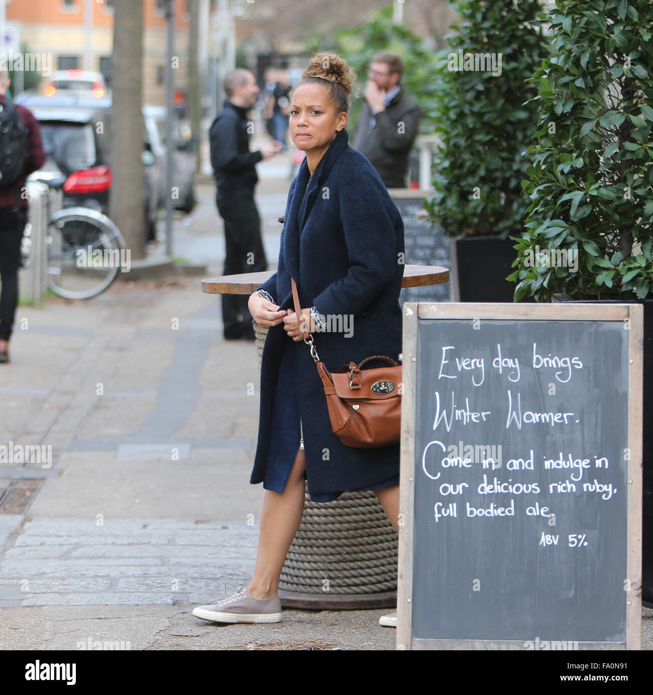 Angela Griffin outside ITV Studios Featuring: Angela Griffin Where ...