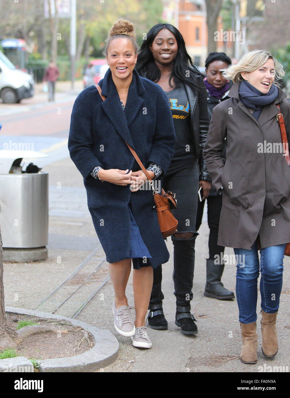 Angela Griffin outside ITV Studios Featuring: Angela Griffin Where ...