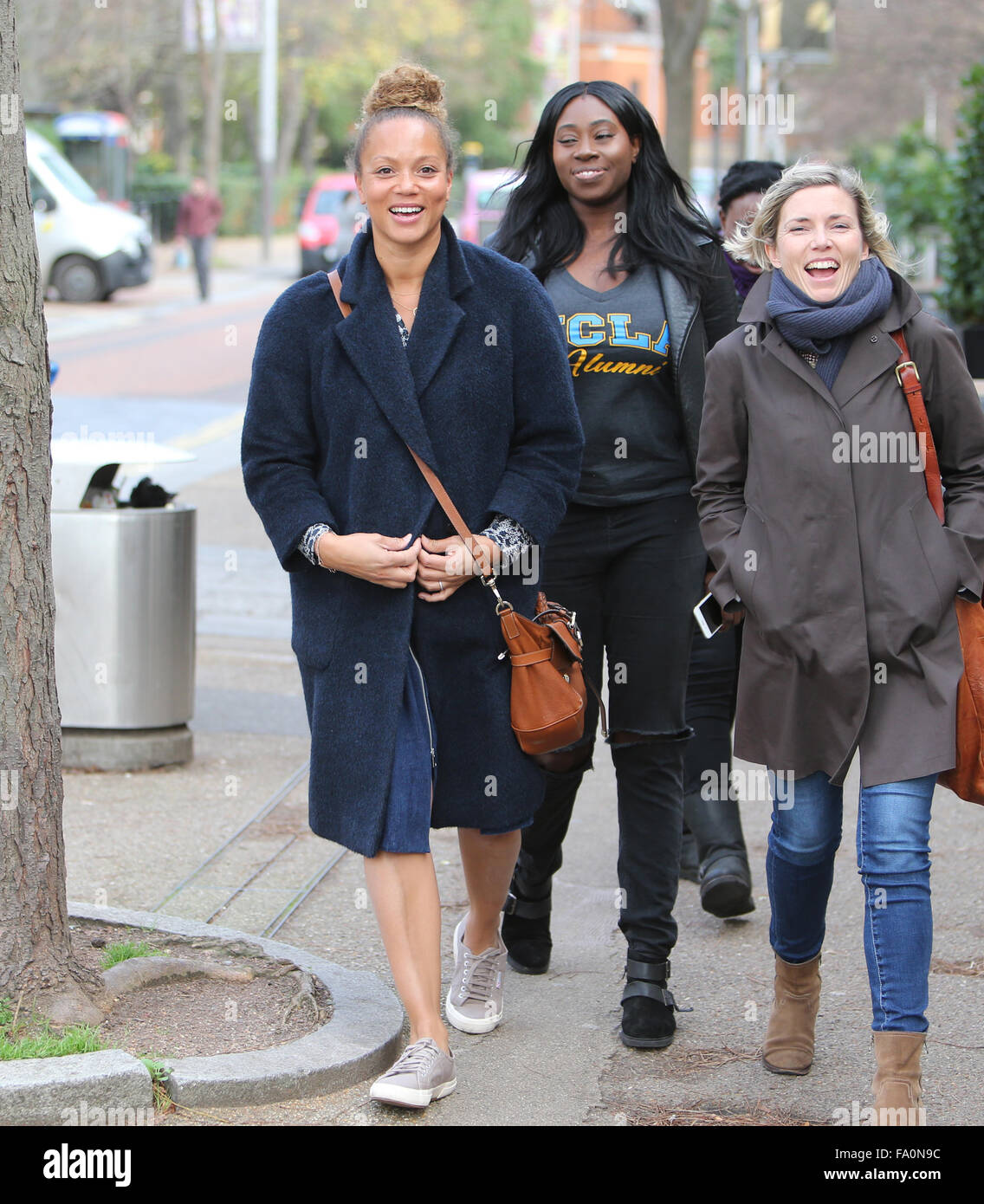 Angela Griffin outside ITV Studios Featuring: Angela Griffin Where ...
