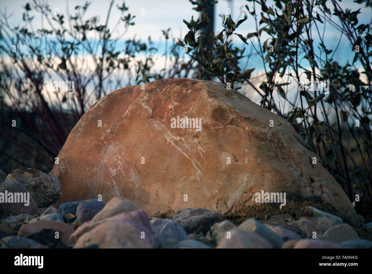 Abnormal Rock for the area Stock Photo - Alamy