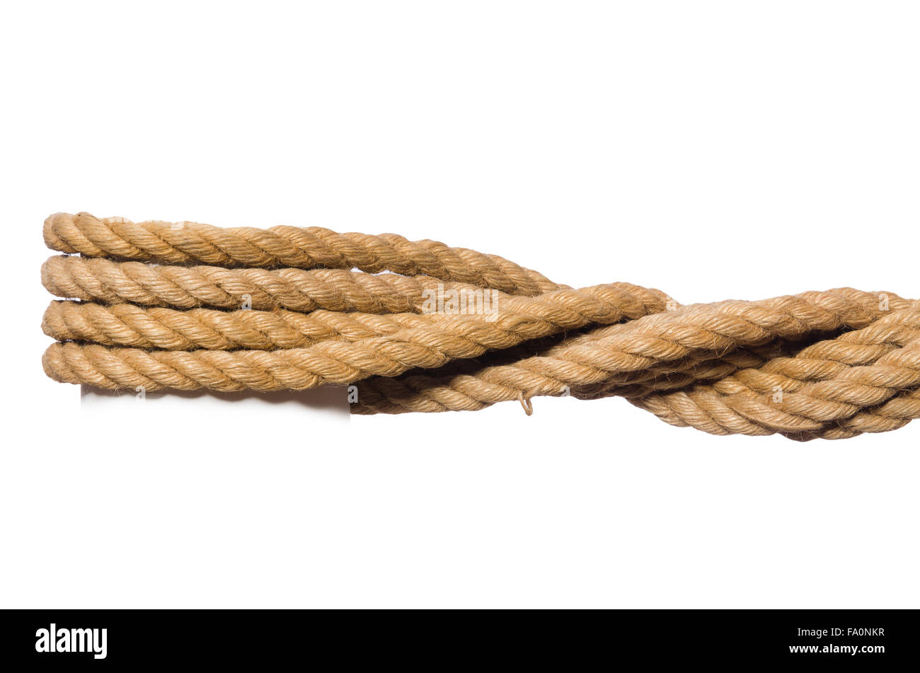 Rope isolated on the white background Stock Photo - Alamy