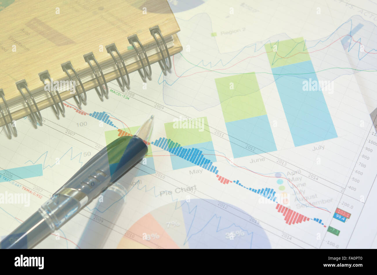 financial charts and graphs Stock Photo - Alamy