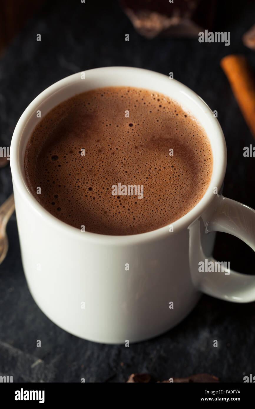 Homemade European Drinking Chocolate Ready to Drink Stock Photo - Alamy