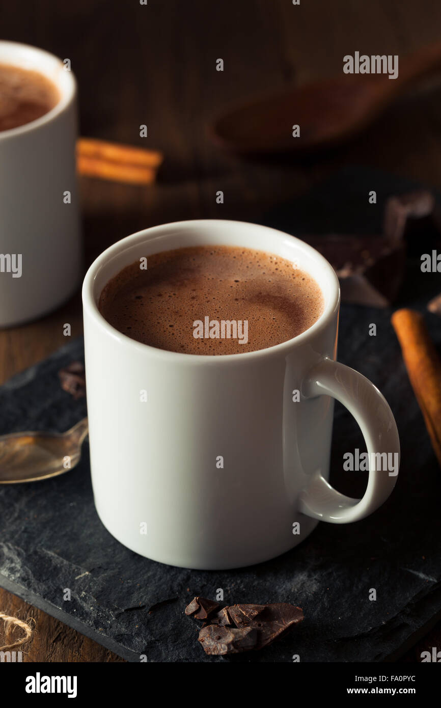 Homemade European Drinking Chocolate Ready to Drink Stock Photo - Alamy