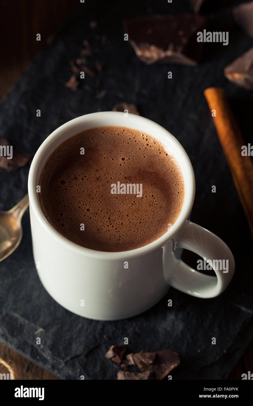 Homemade European Drinking Chocolate Ready to Drink Stock Photo - Alamy