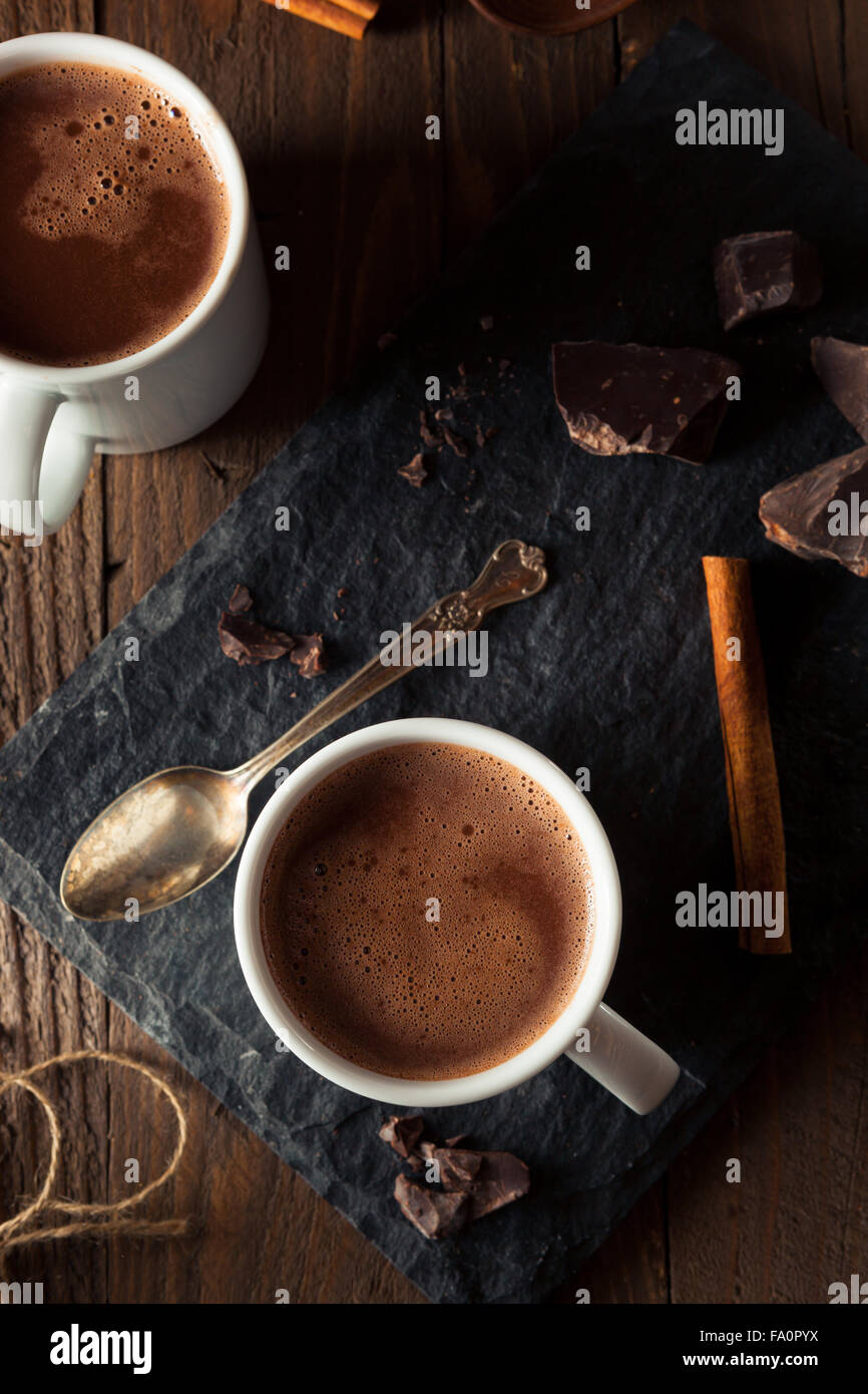 Homemade European Drinking Chocolate Ready to Drink Stock Photo - Alamy