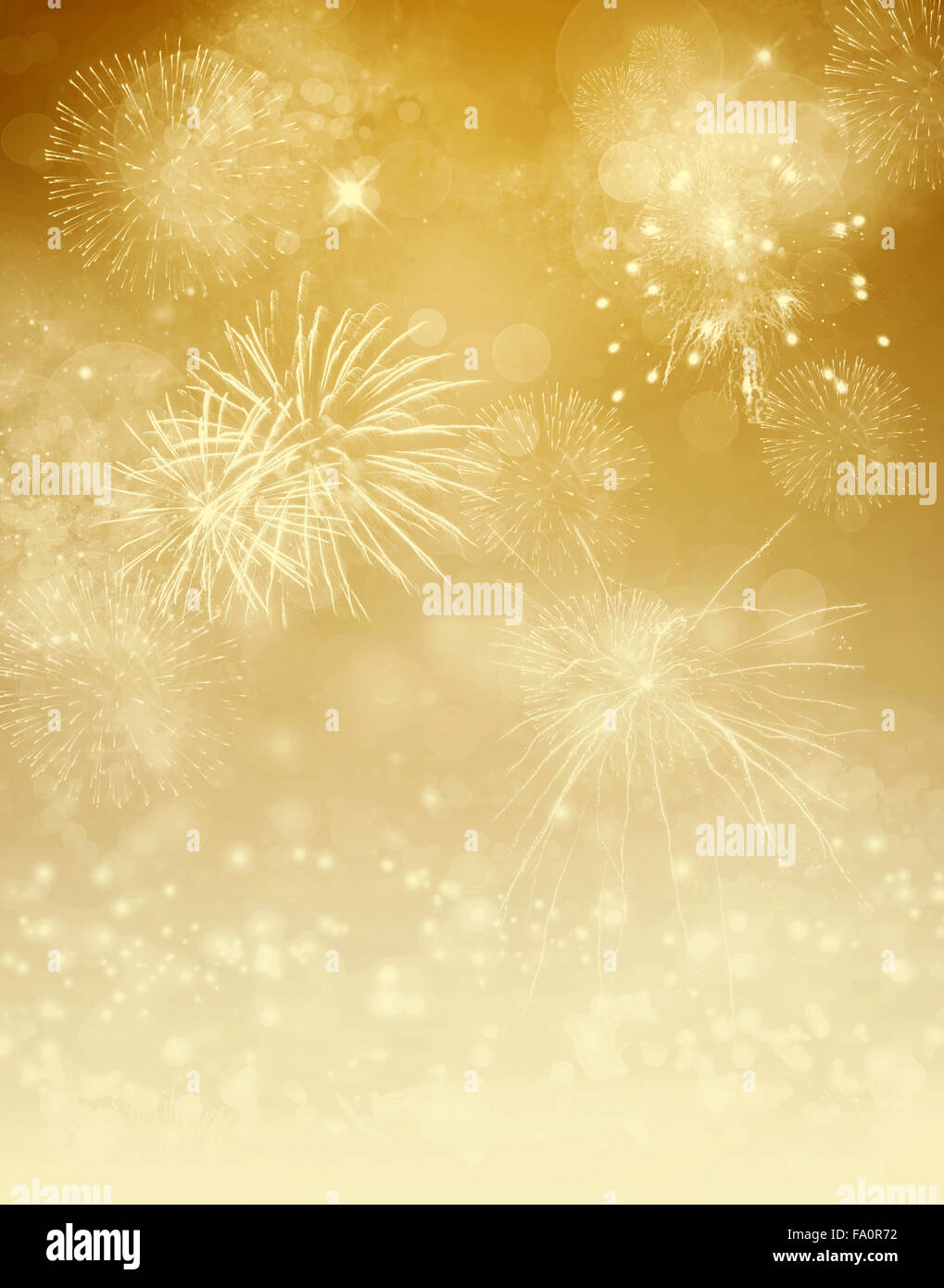 Abstract Christmas background with fireworks Stock Photo - Alamy