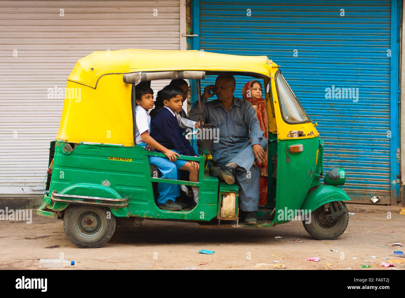 Auto rickshaw india full photo High Resolution Stock Photography and ...