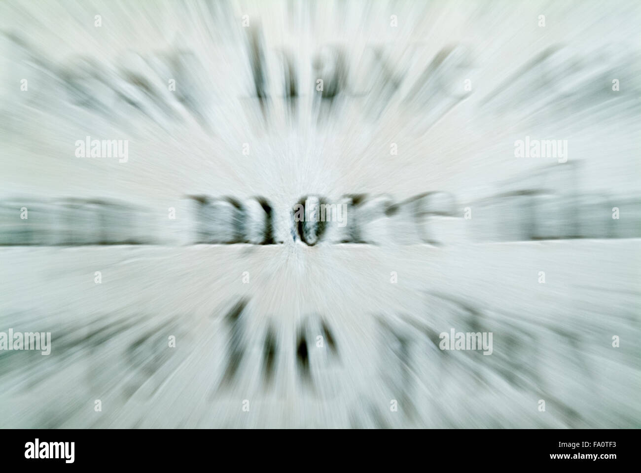 Stone Graveyard letters more blurred Stock Photo - Alamy