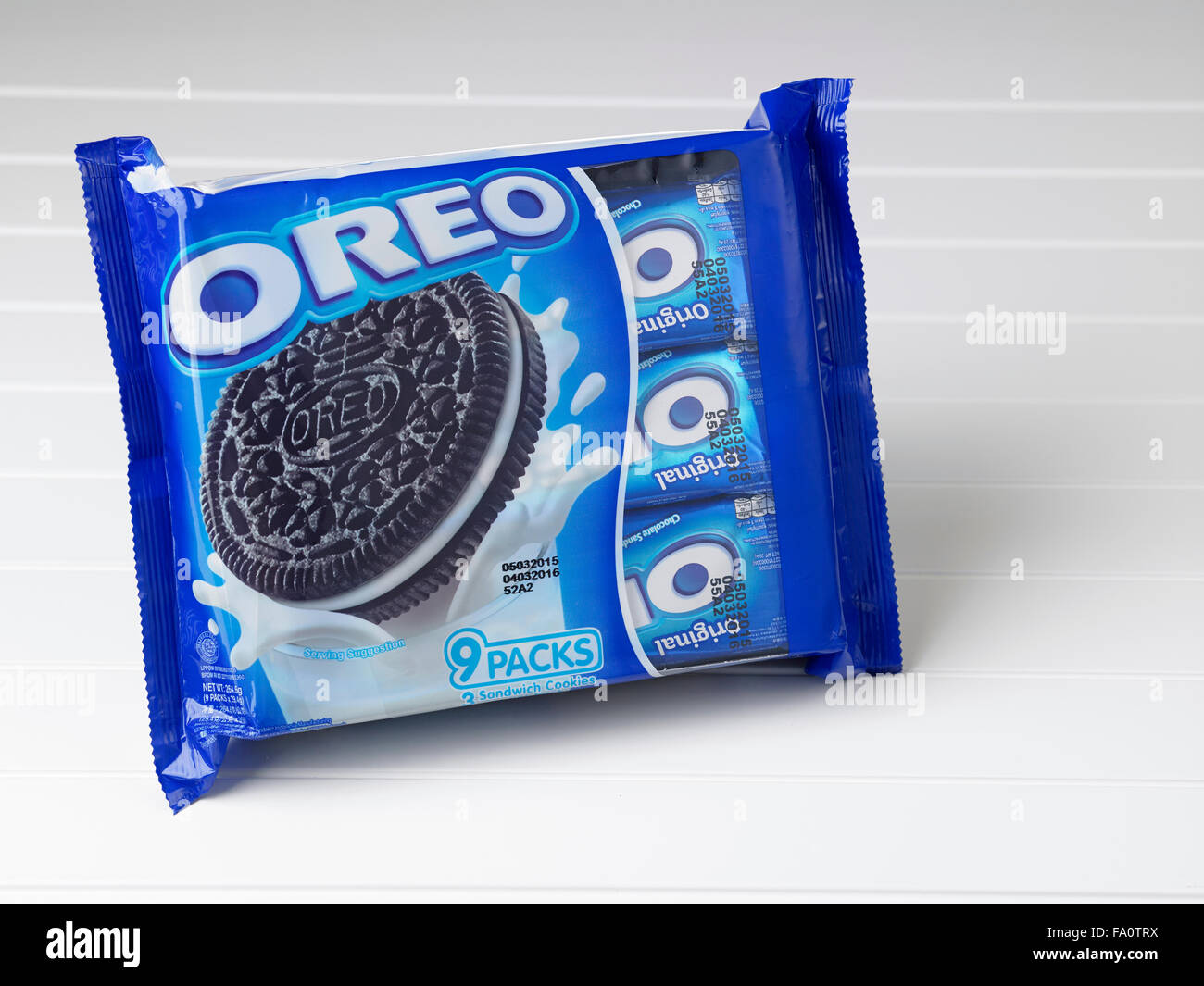 KUALA LUMPUR, MALAYSIA - FEBRUARY 15TH 2015. Produced by Nestle, Oreo ...