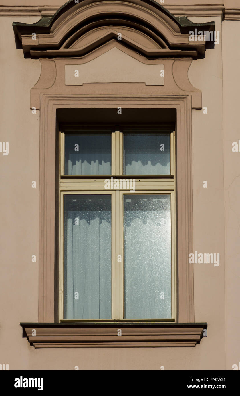 Classical Window in Prague, Czech Republic Stock Photo - Alamy