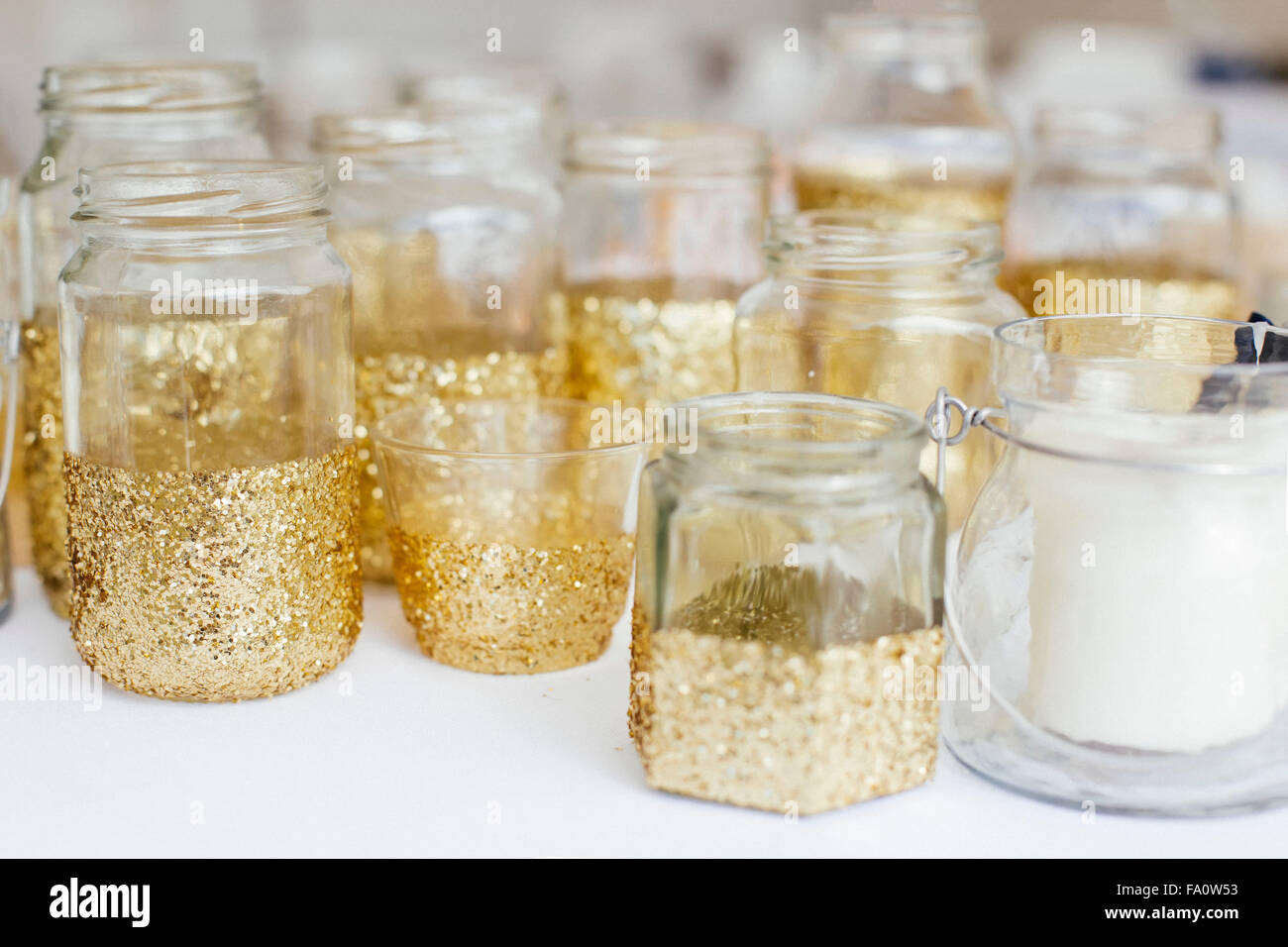 Golden jars hi-res stock photography and images - Alamy