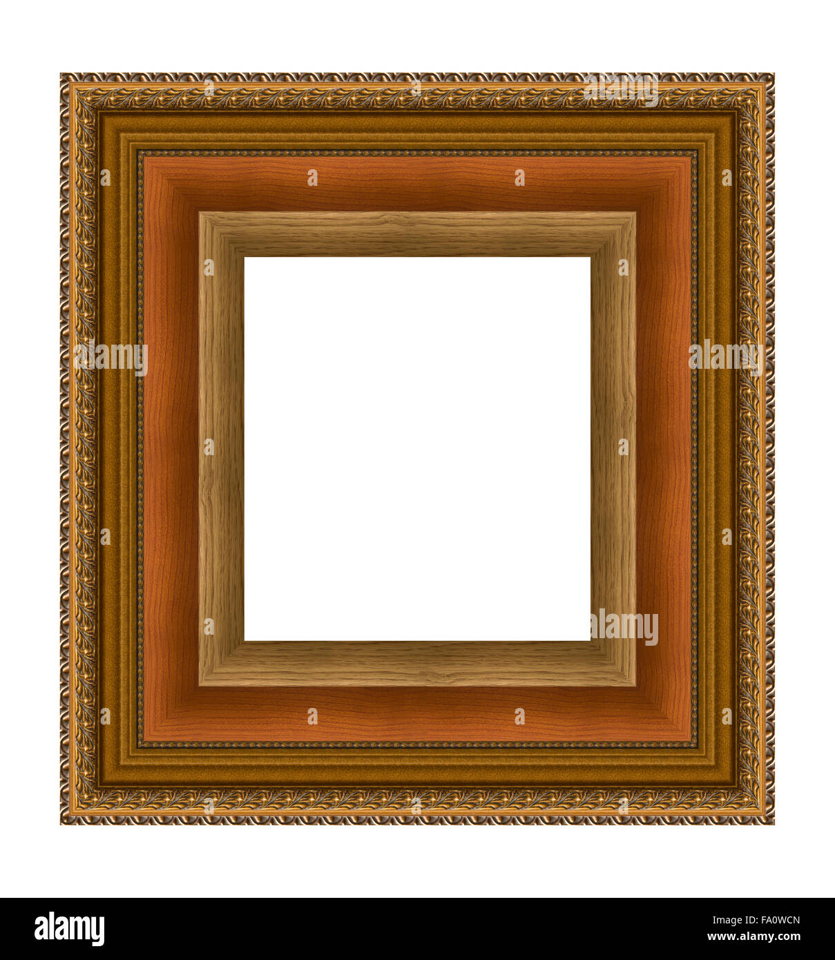 Retro old photo frame Cut Out Stock Images & Pictures - Alamy