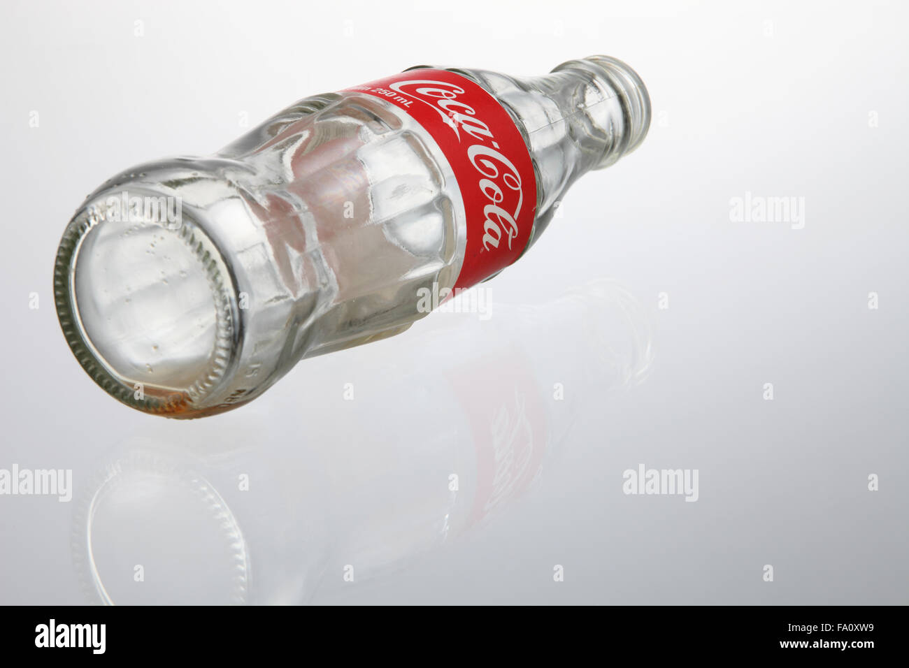 KUALA LUMPUR, MALAYSIA - june 6TH, 2015.empty coca cola empty bottle ...