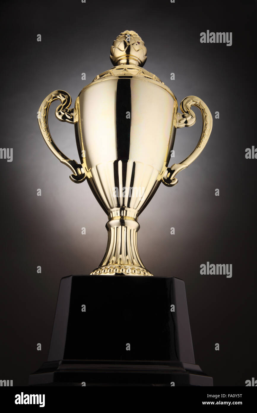 low angle of the trophy with light at the back Stock Photo - Alamy