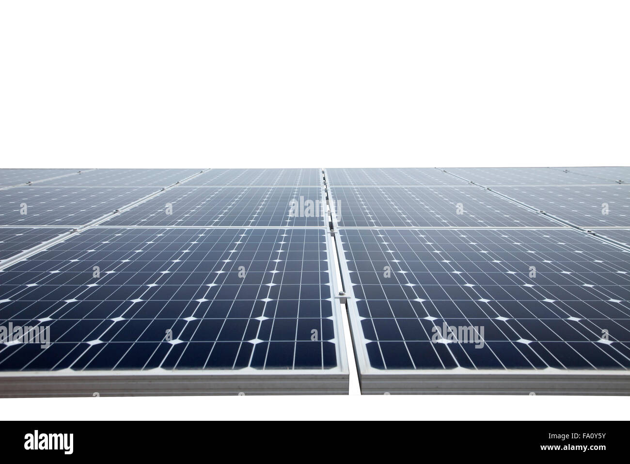 Solar power panel with clipping path Stock Photo - Alamy
