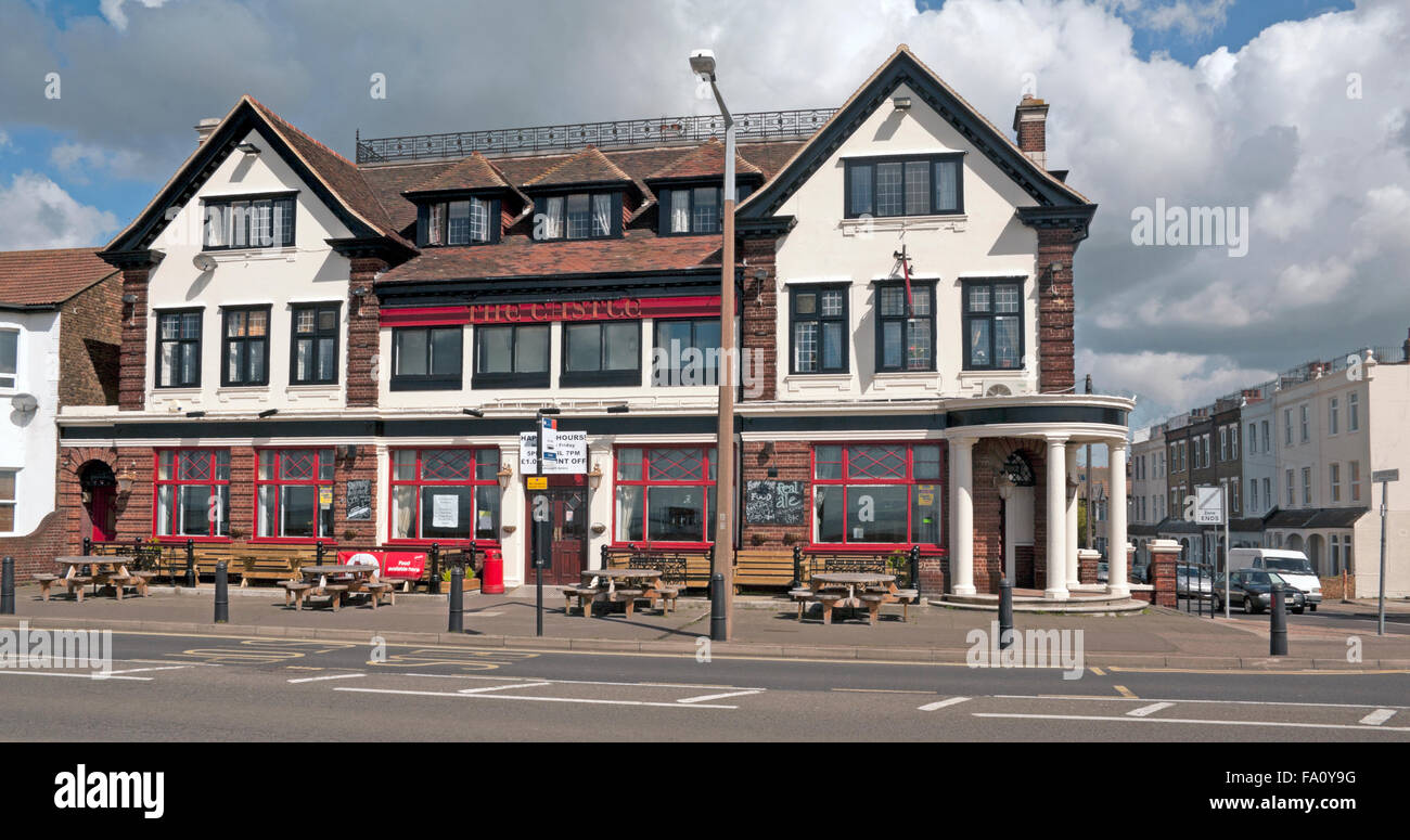 The Castle Pub, Front, Southend on Sea, Essex Stock Photo - Alamy