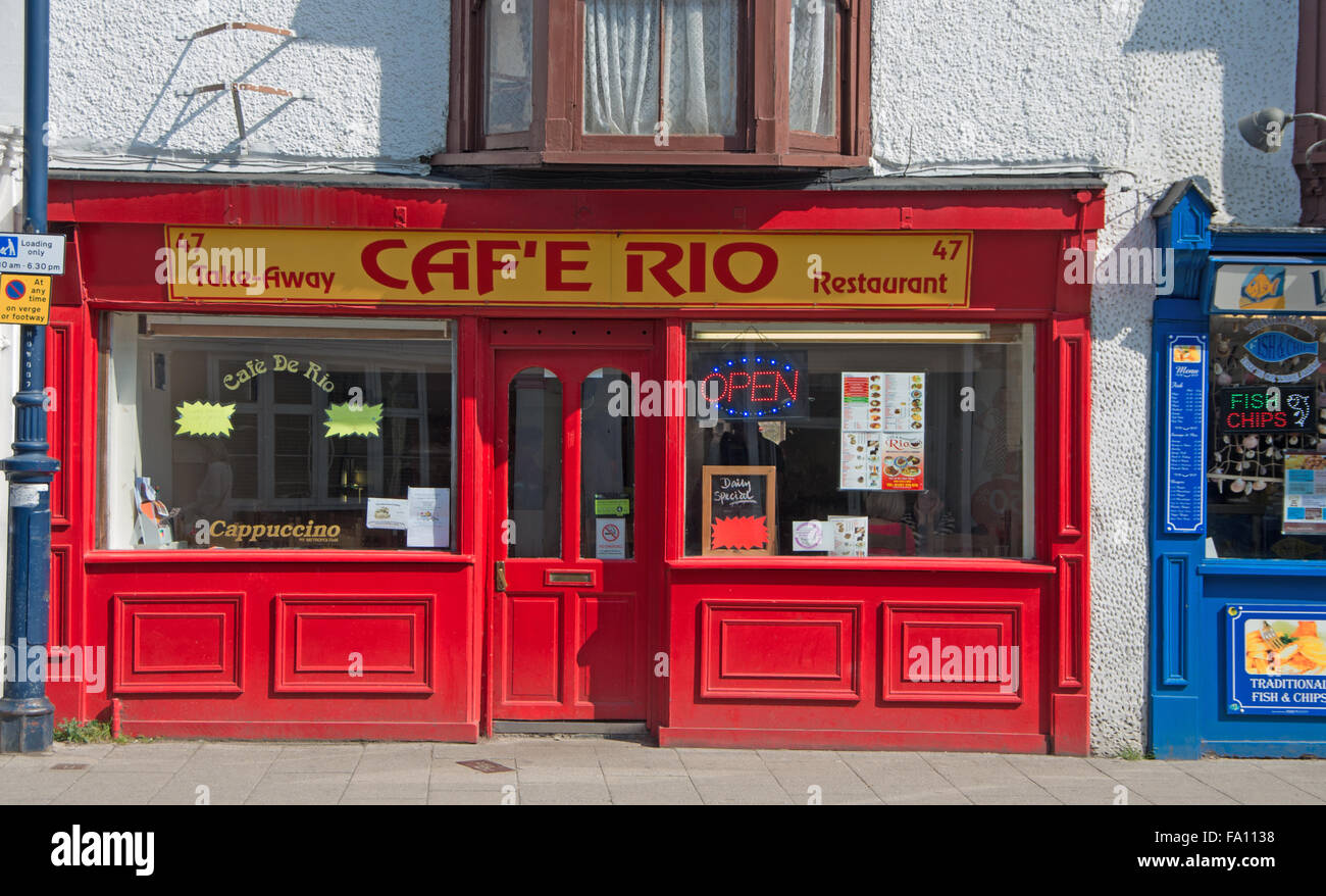 Whitstable, Kent, Caf'e Rio, Cafe High Street, England Stock Photo - Alamy
