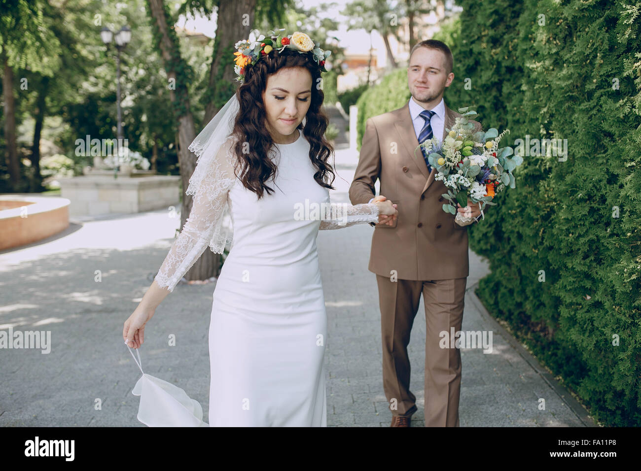 sunny wedding day Stock Photo - Alamy