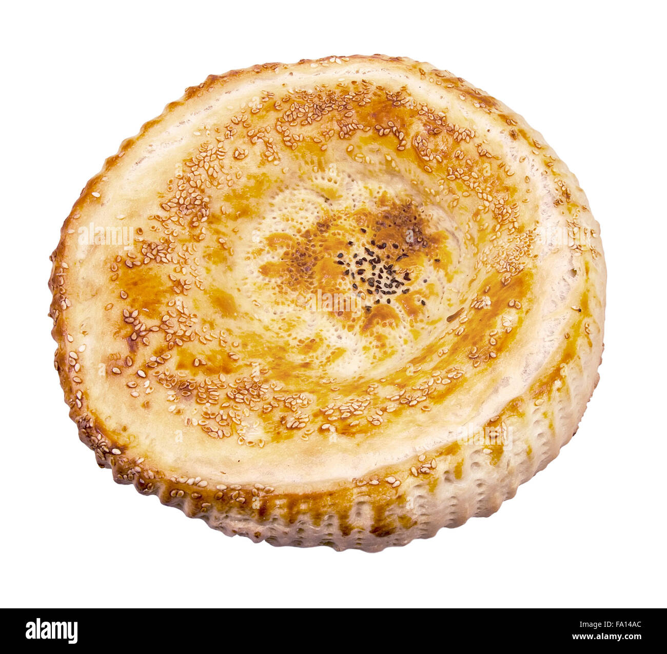 Fatir. Uzbek flat bread Stock Photo - Alamy