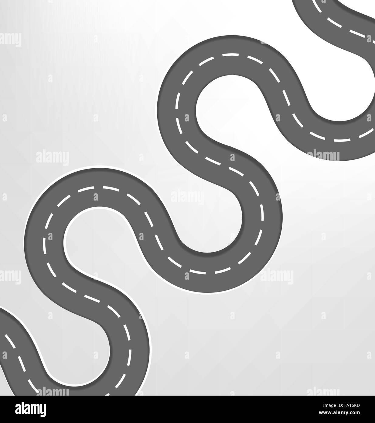 Curved road Black and White Stock Photos & Images - Alamy